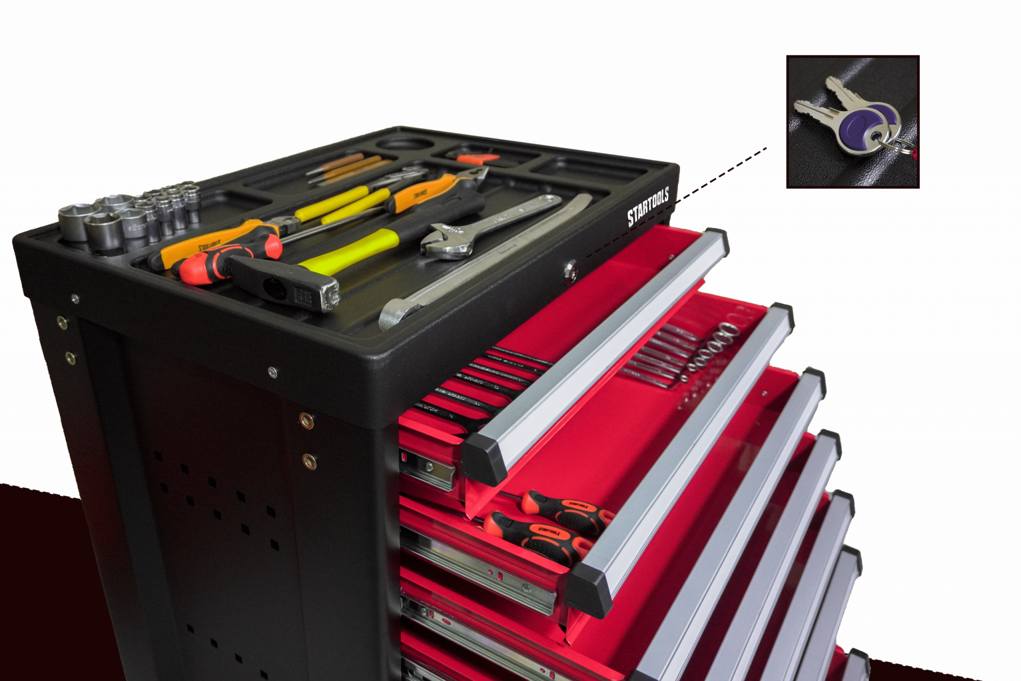 7 Drawers Tool Trolley - Startools Indonesia
